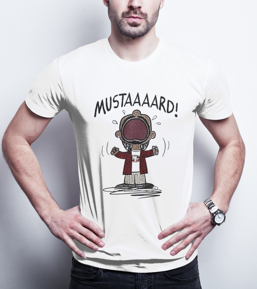 San Francisco 49ers Mustard Crying Character 2024 T-Shirt