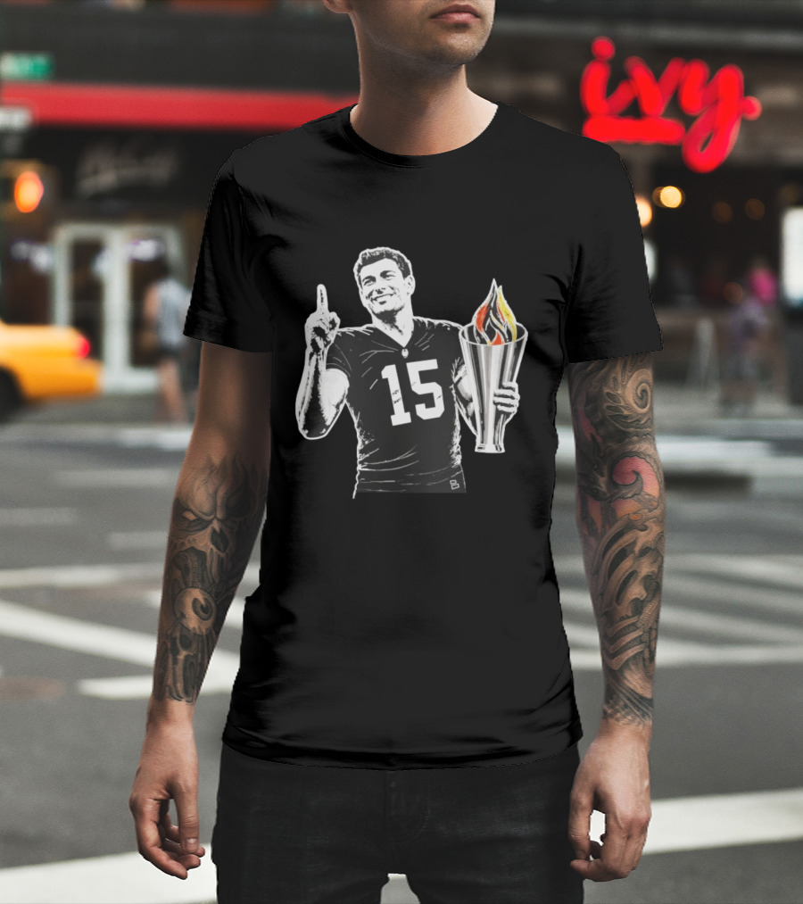 Las Vegas Torch Number 15 Football Player One Of 100 T-Shirt
