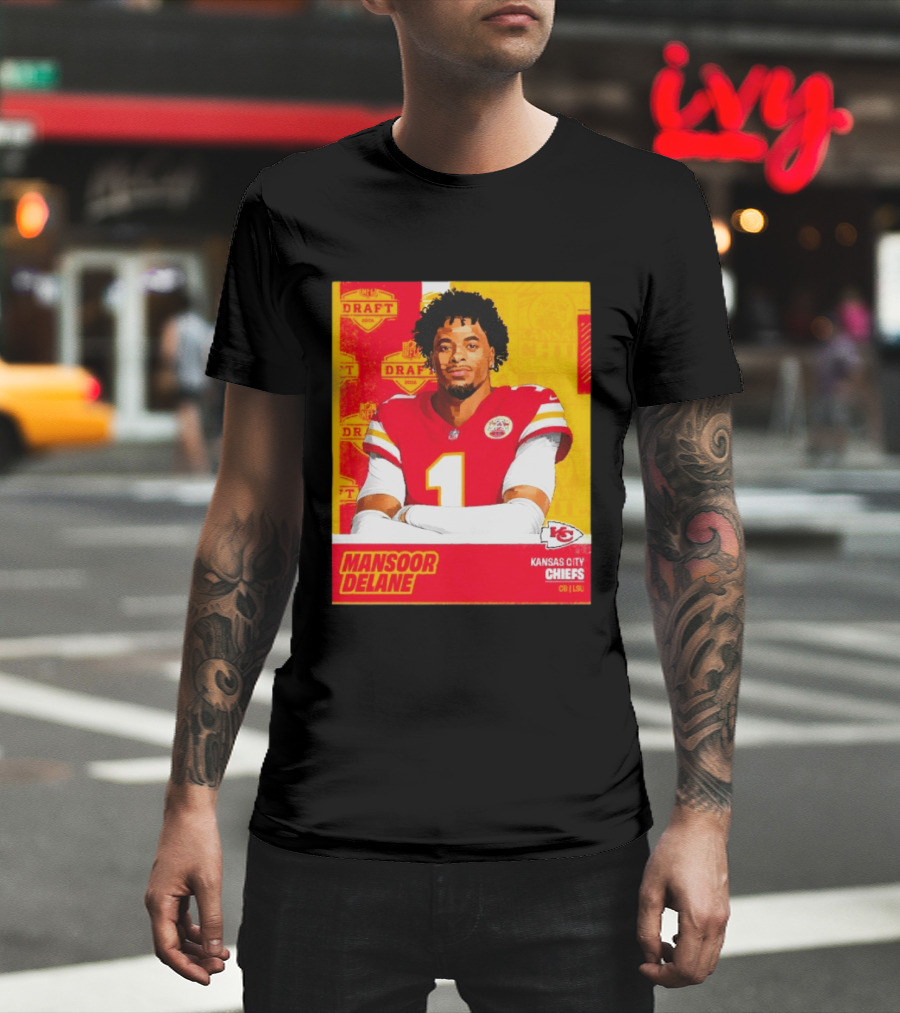 Mansoor Delane Kansas City Chiefs Draft 2026 NFL CB LSU T-Shirt