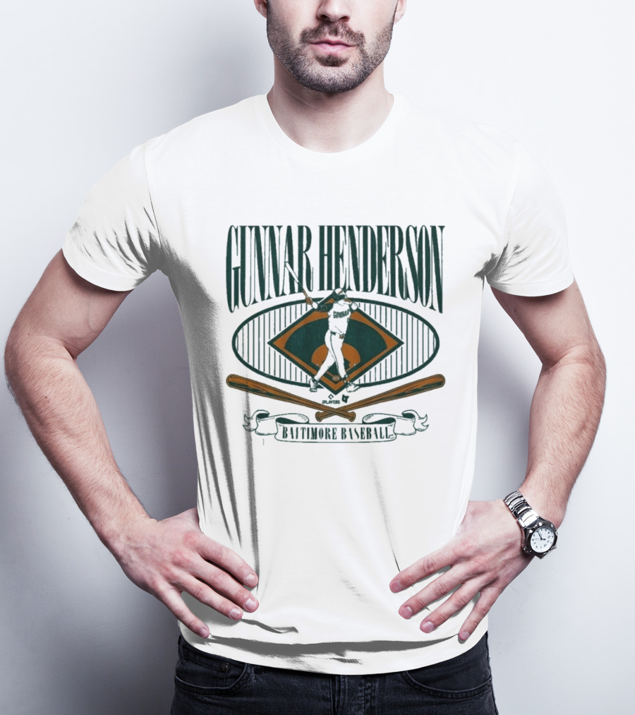 Gunnar Henderson Baltimore Baseball Diamond Standouts T-Shirt