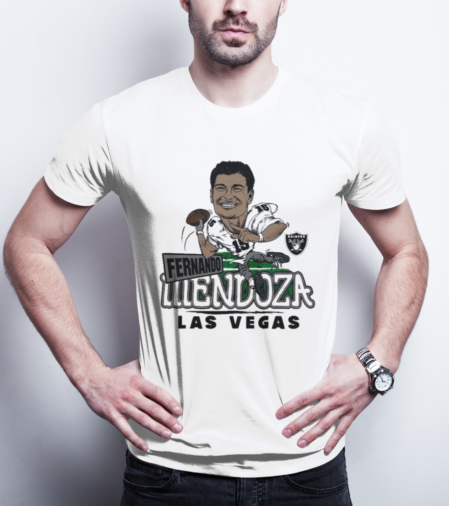 Las Vegas Raiders Fernando Mendoza Football Player T-Shirt