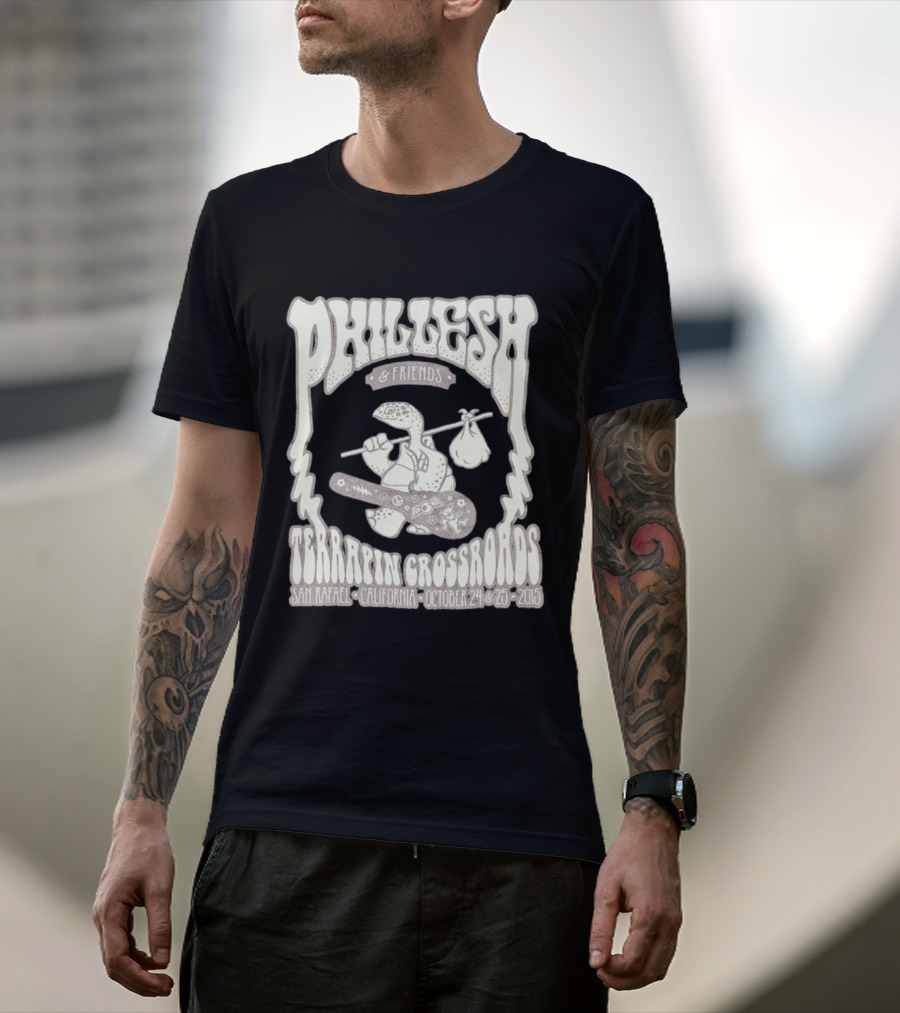 Phil Lesh And Friends Terrapin Crossroads San Rafael California October 24 25 2015 T-Shirt