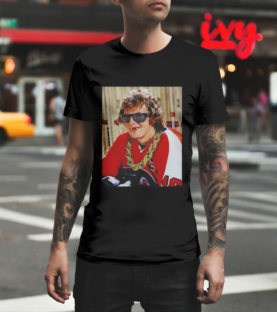 Philadelphia Flyers Bobby Clarke Retro Style Smile Iconic 1970s Nostalgia T-Shirt
