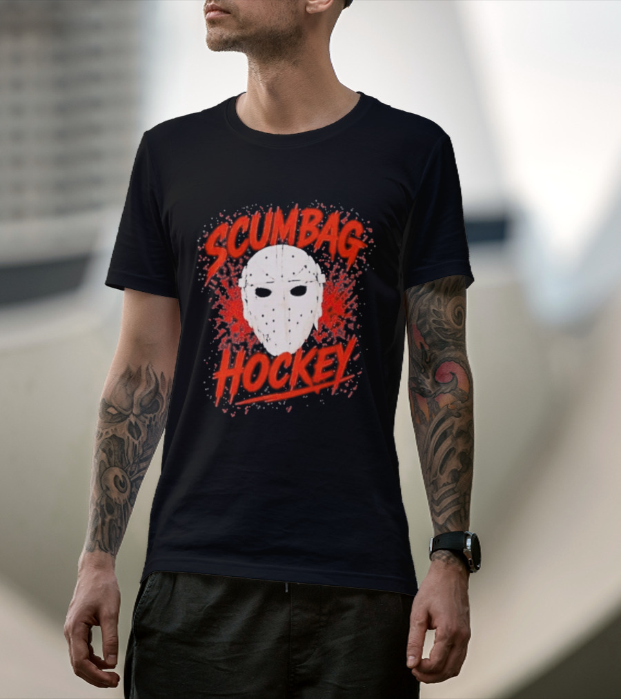 Philadelphia Scumbag Hockey Jason Voorhees Mask T-Shirt