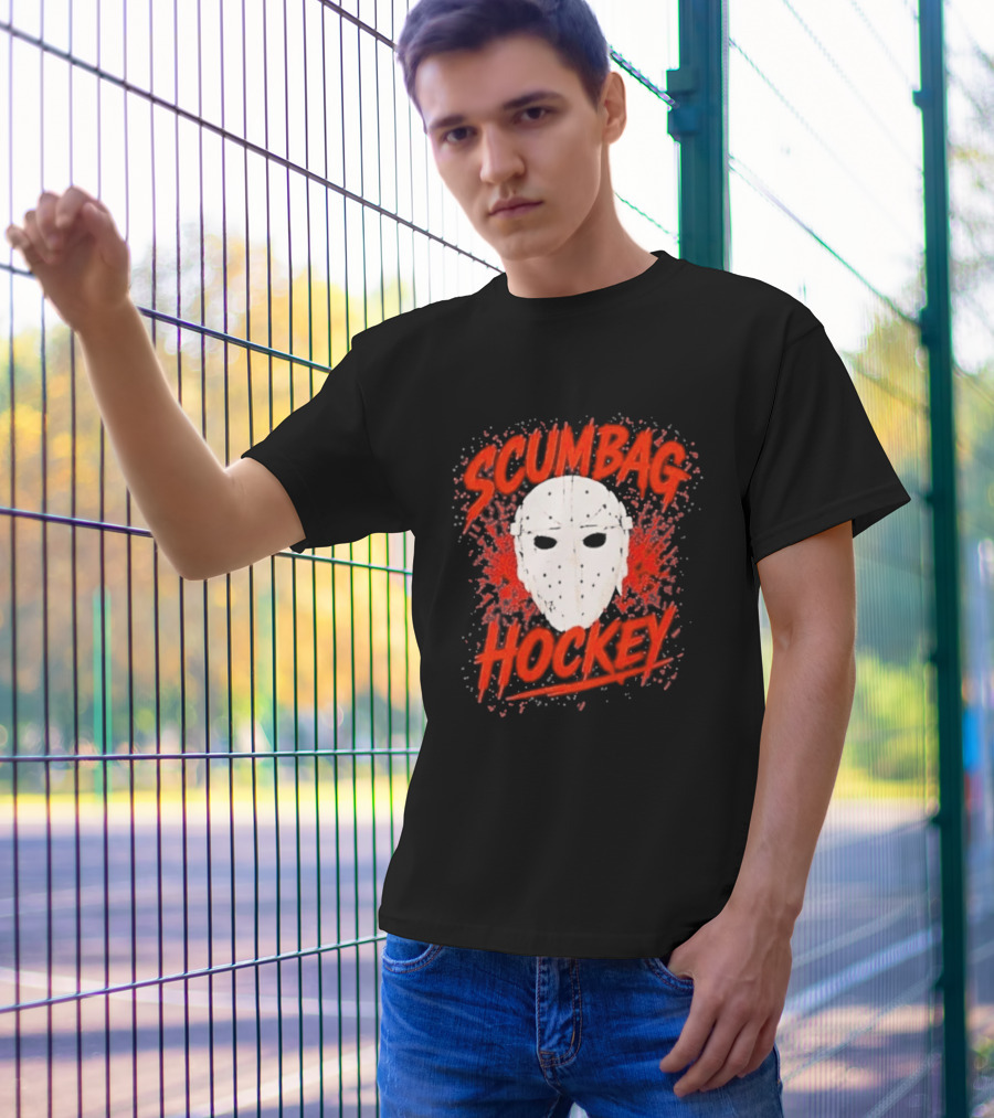 Philadelphia Scumbag Hockey Jason Voorhees Mask T-Shirt