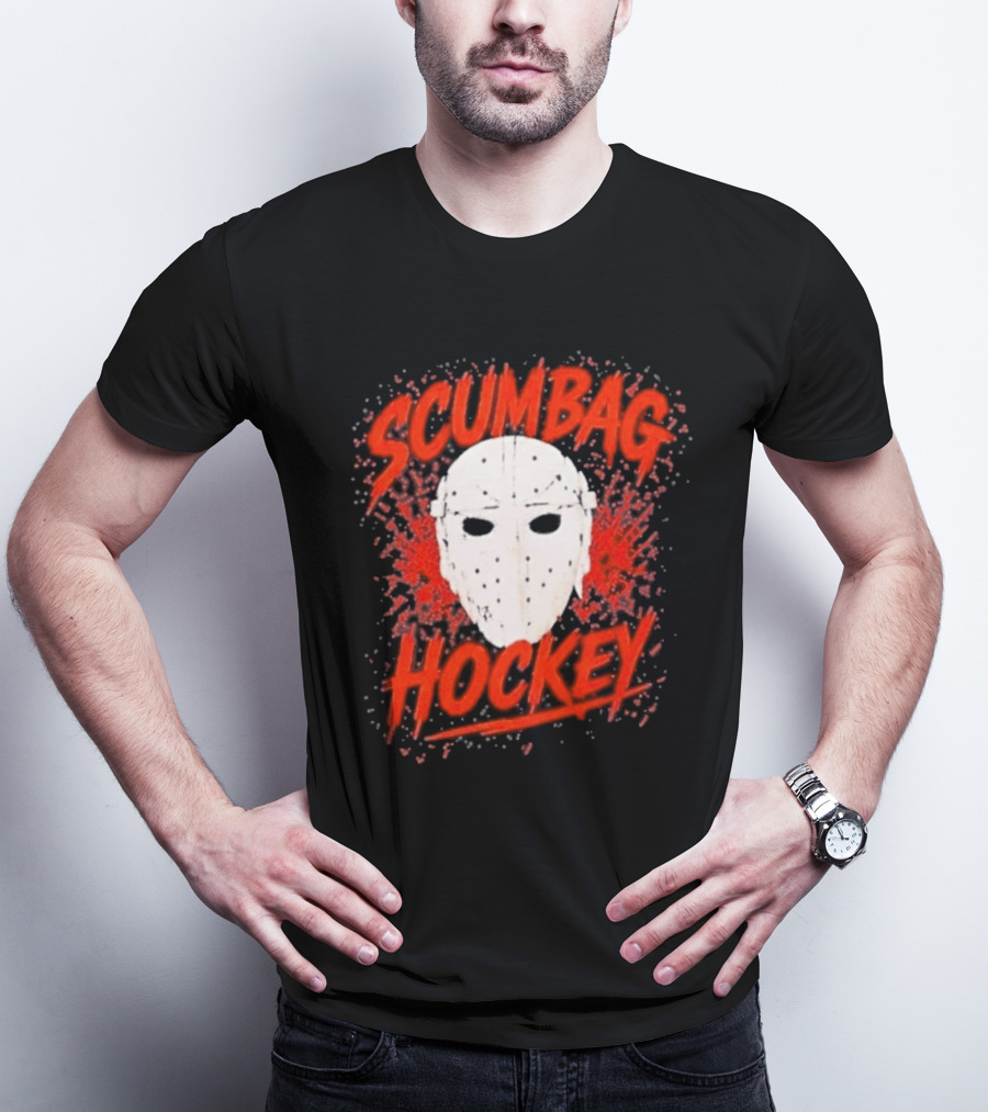 Philadelphia Scumbag Hockey Jason Voorhees Mask T-Shirt