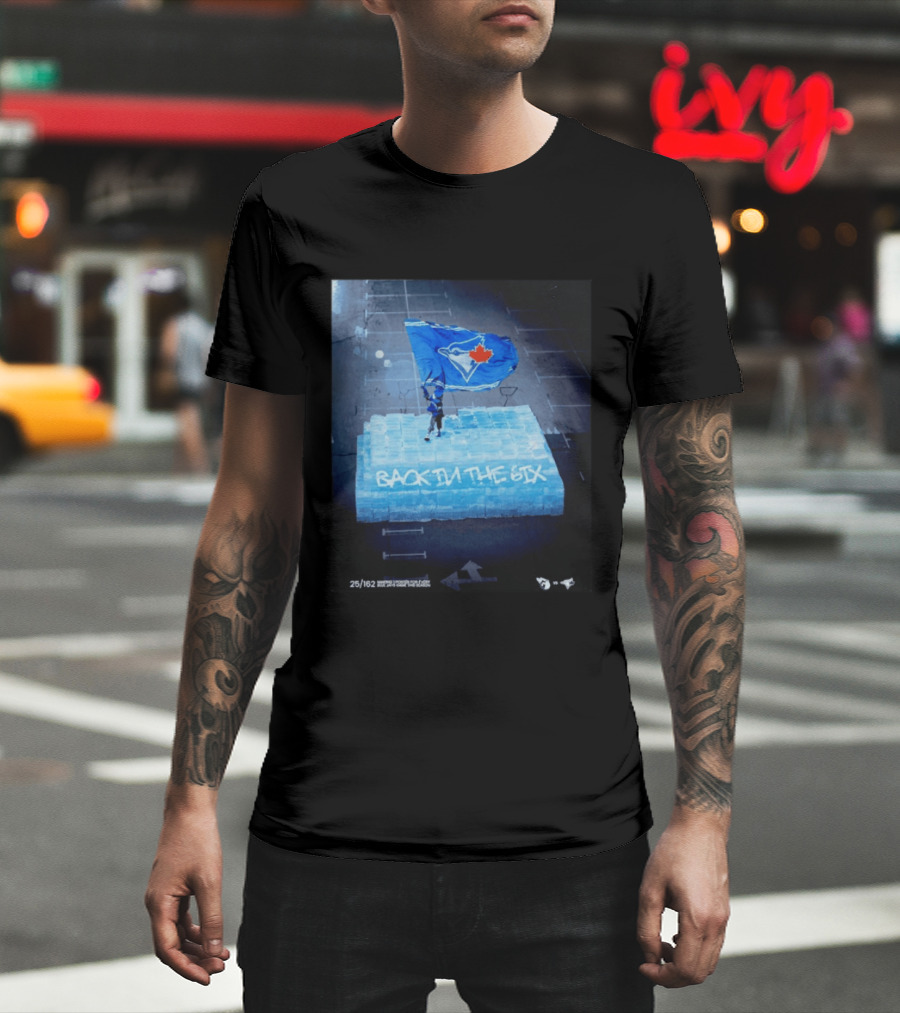 Toronto Blue Jays Back In The 6ix Ice Flag And Blocks T-Shirt