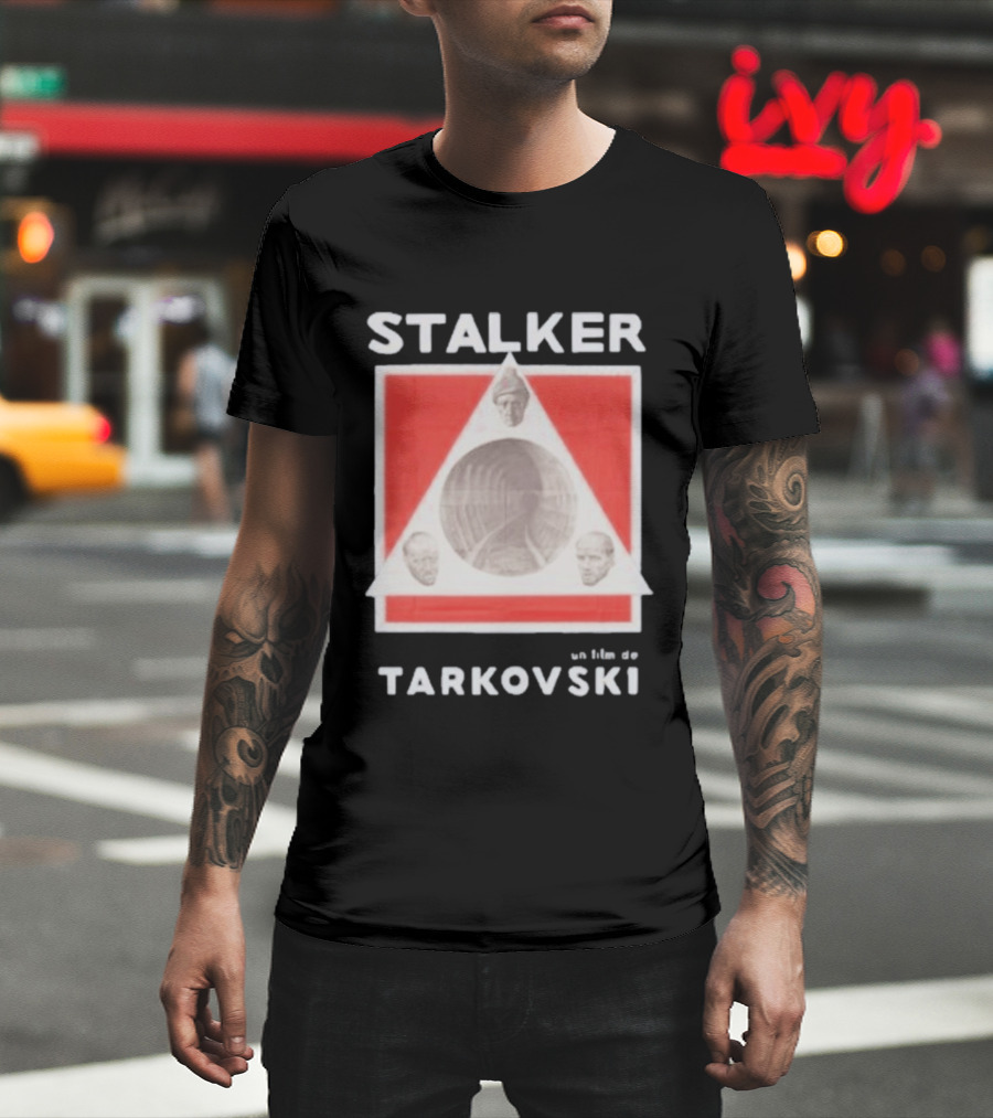 Stalker Film Tarkovski Triangular Faces T-Shirt