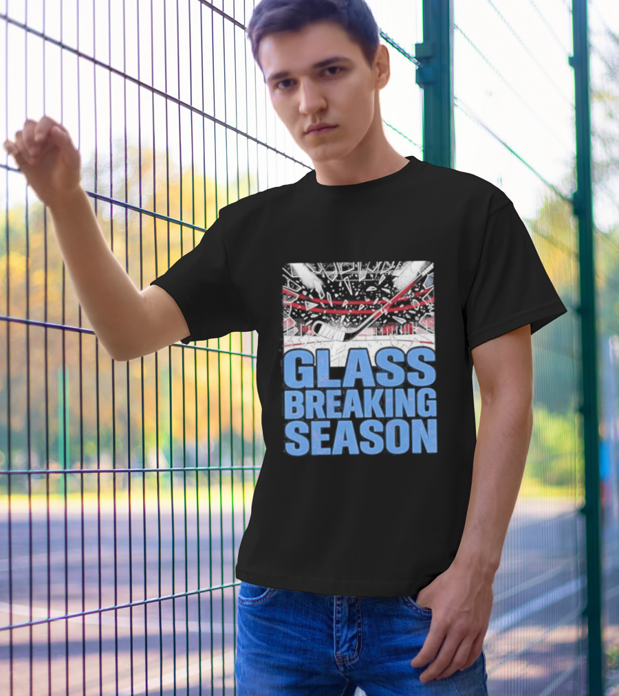 Colorado Avalanche Glass Breaking Season T-Shirt