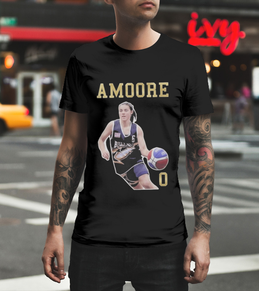 Amoore Bulls Basketball Player Jersey Number 0 T-Shirt