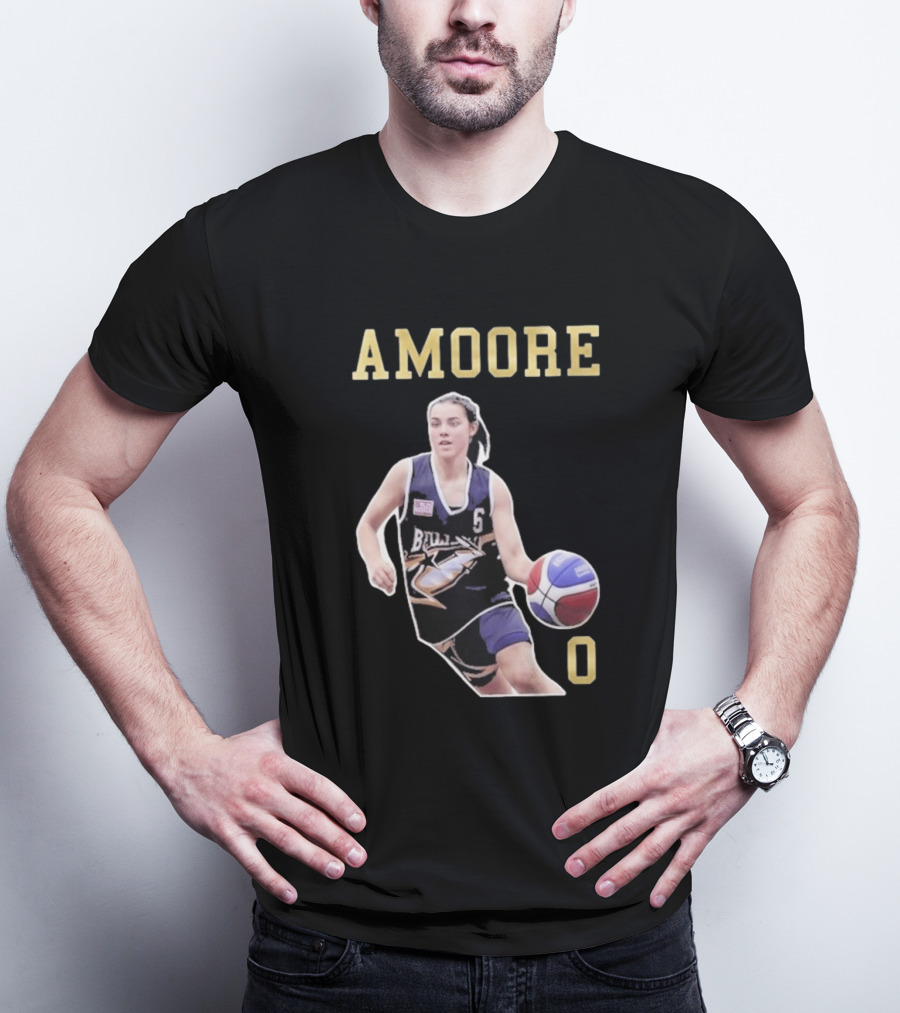 Amoore Bulls Basketball Player Jersey Number 0 T-Shirt
