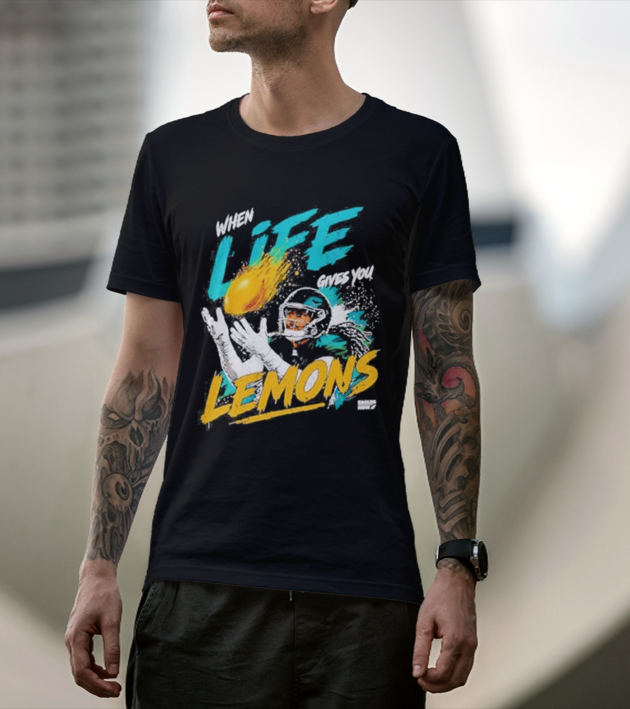 Philadelphia Eagles When Life Gives You Lemons Football Makai Lemon T-Shirt