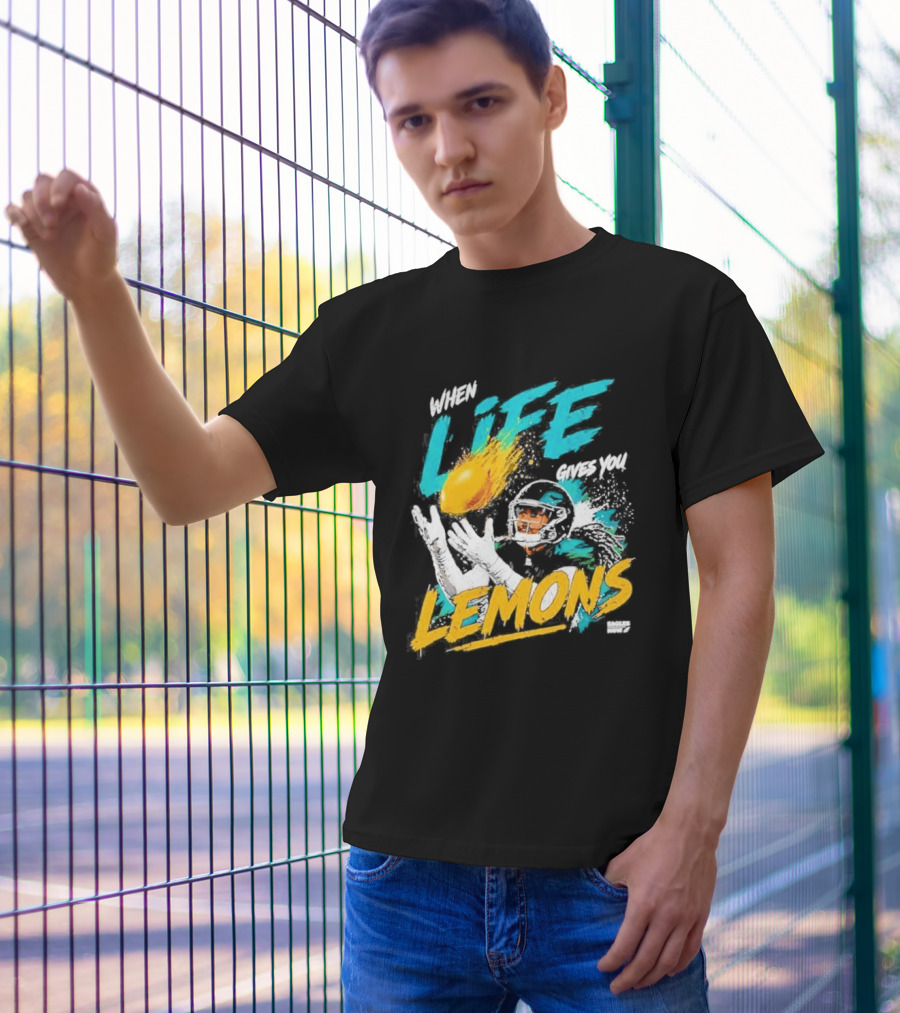 Philadelphia Eagles When Life Gives You Lemons Football Makai Lemon T-Shirt