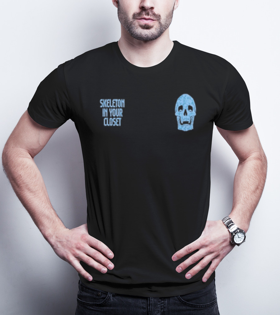 Skeleton In Your Closet Llof Blue Skull T-Shirt