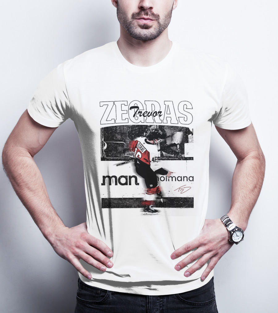 Zegras Trevor Holmana Philadelphia Flyers Hockey T-Shirt