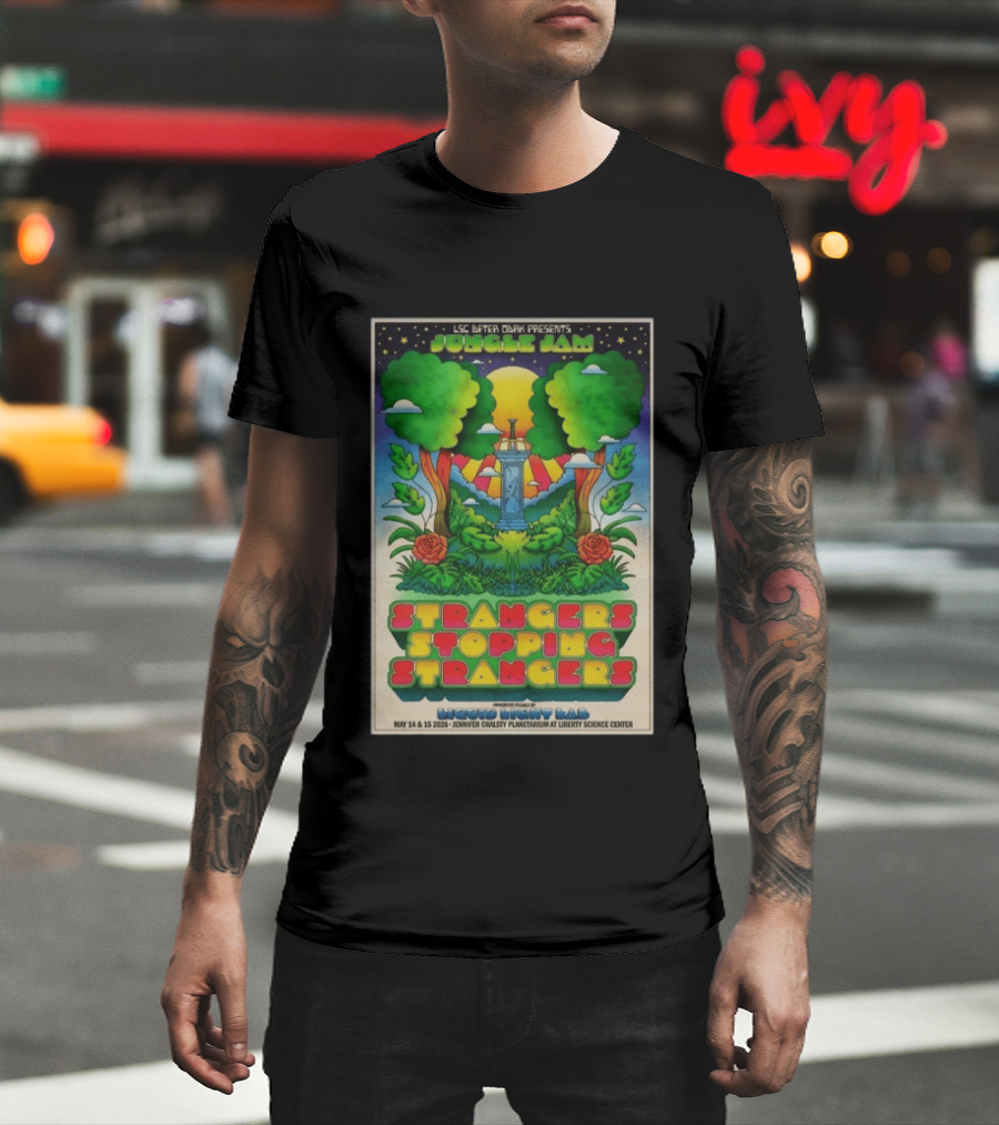 Strangers Stopping Strangers Jersey City NJ 5 14 5 15 2026 T-Shirt