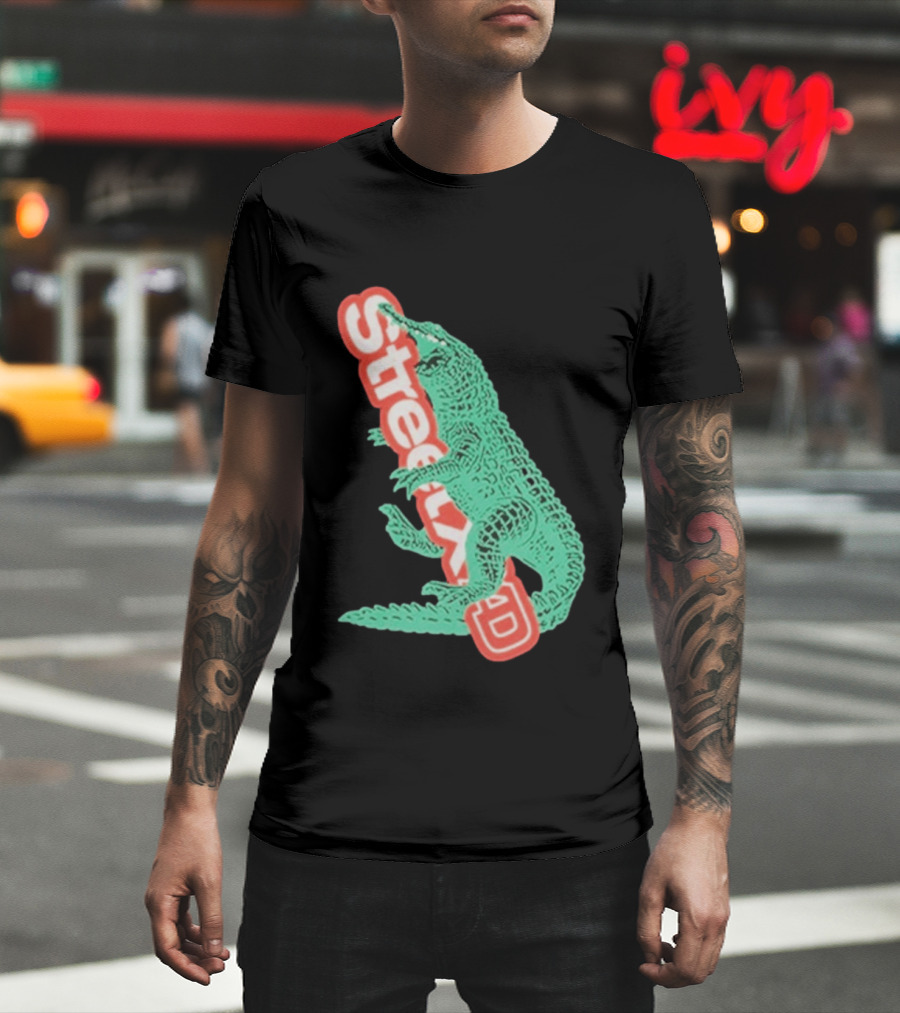 StreetxAD Basilik Gator Vintage Crocodile T-Shirt