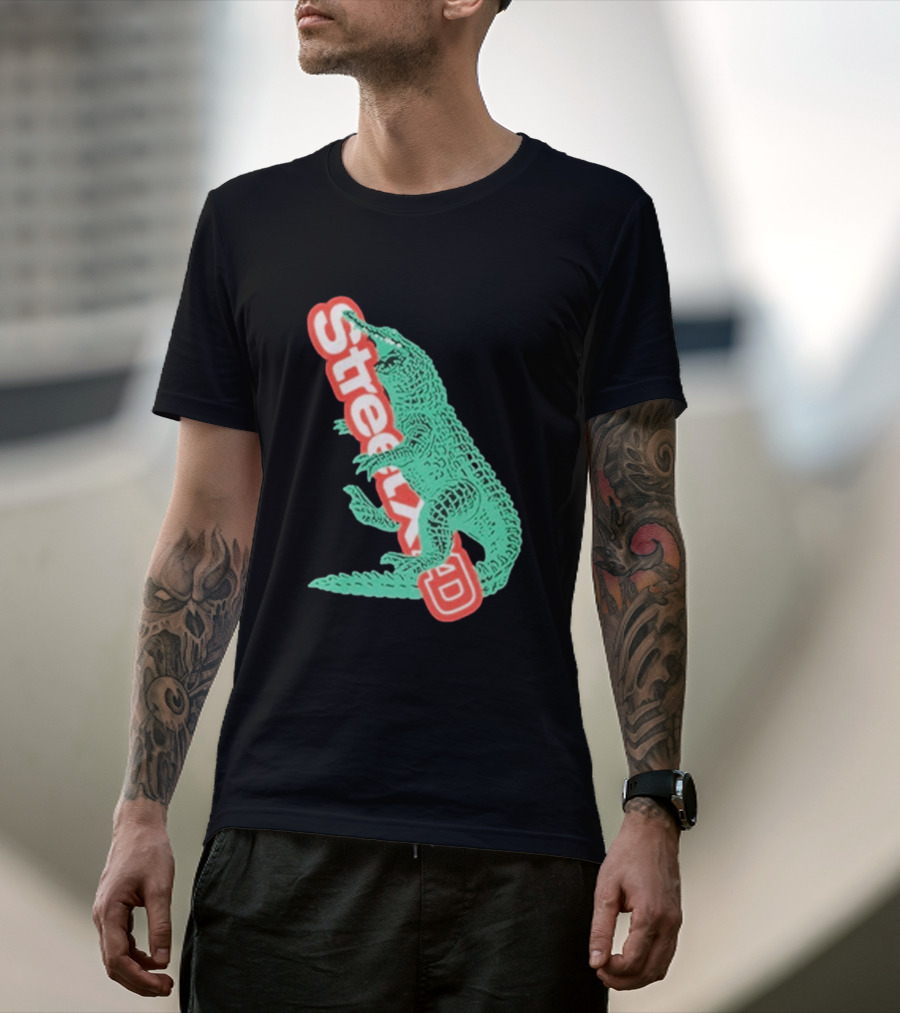 StreetxAD Basilik Gator Vintage Crocodile T-Shirt