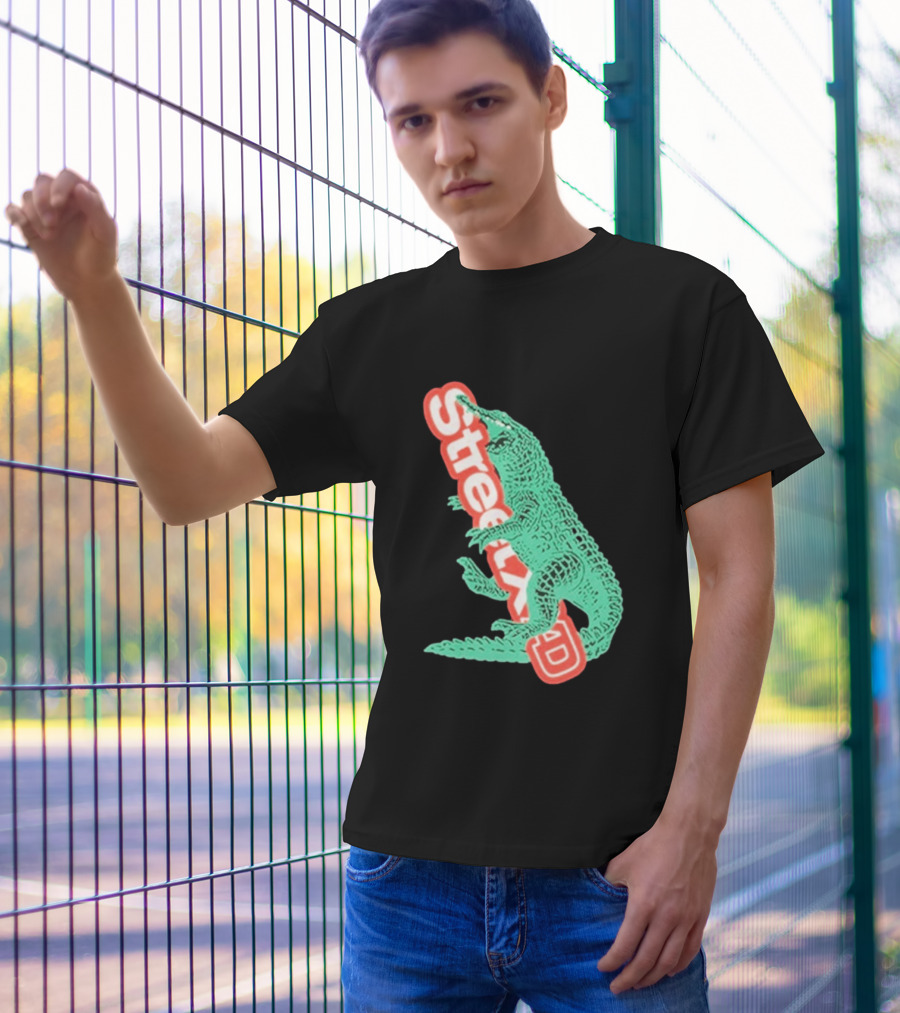 StreetxAD Basilik Gator Vintage Crocodile T-Shirt