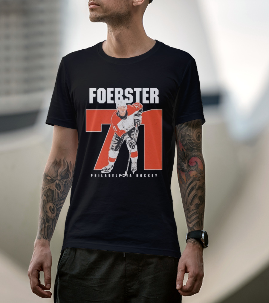 Tyson Foerster 71 Philadelphia Hockey Flyers T-Shirt
