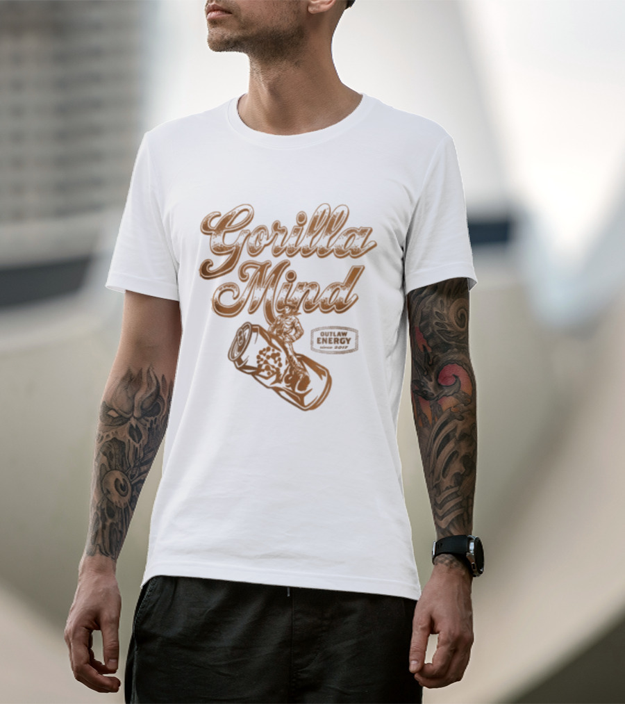 Gorilla Mind Outlaw Energy Since 2017 Can T-Shirt