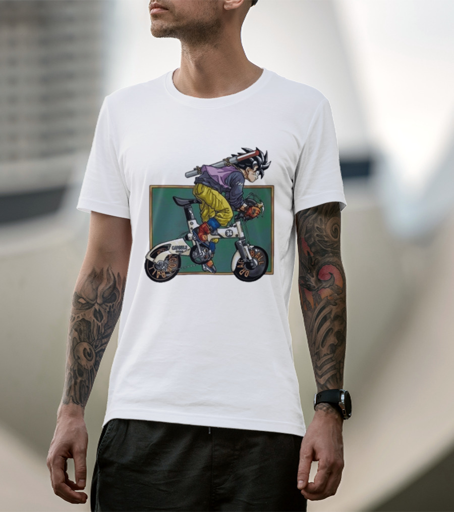 Dragon Ball Z Goku Limited Edition Cycling 34 Capsule Corp T-Shirt