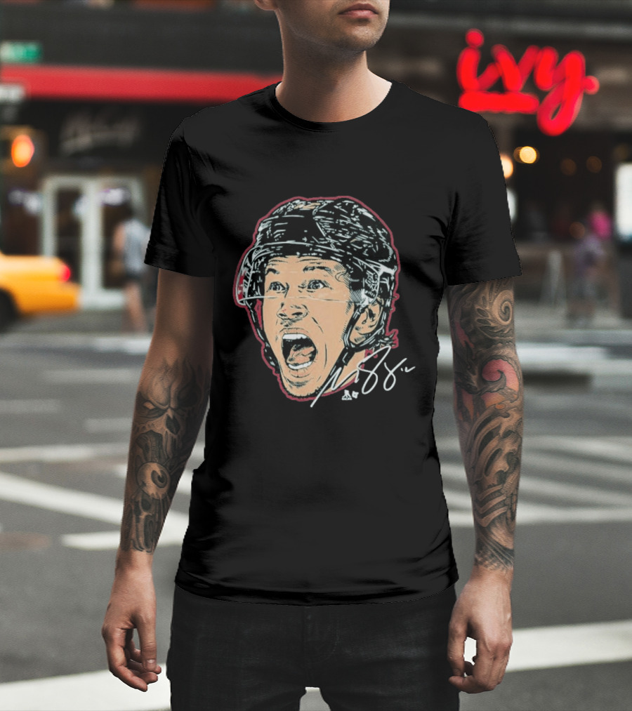 Matt Boldy 12 Swag Head Hockey Player Autograph T-Shirt
