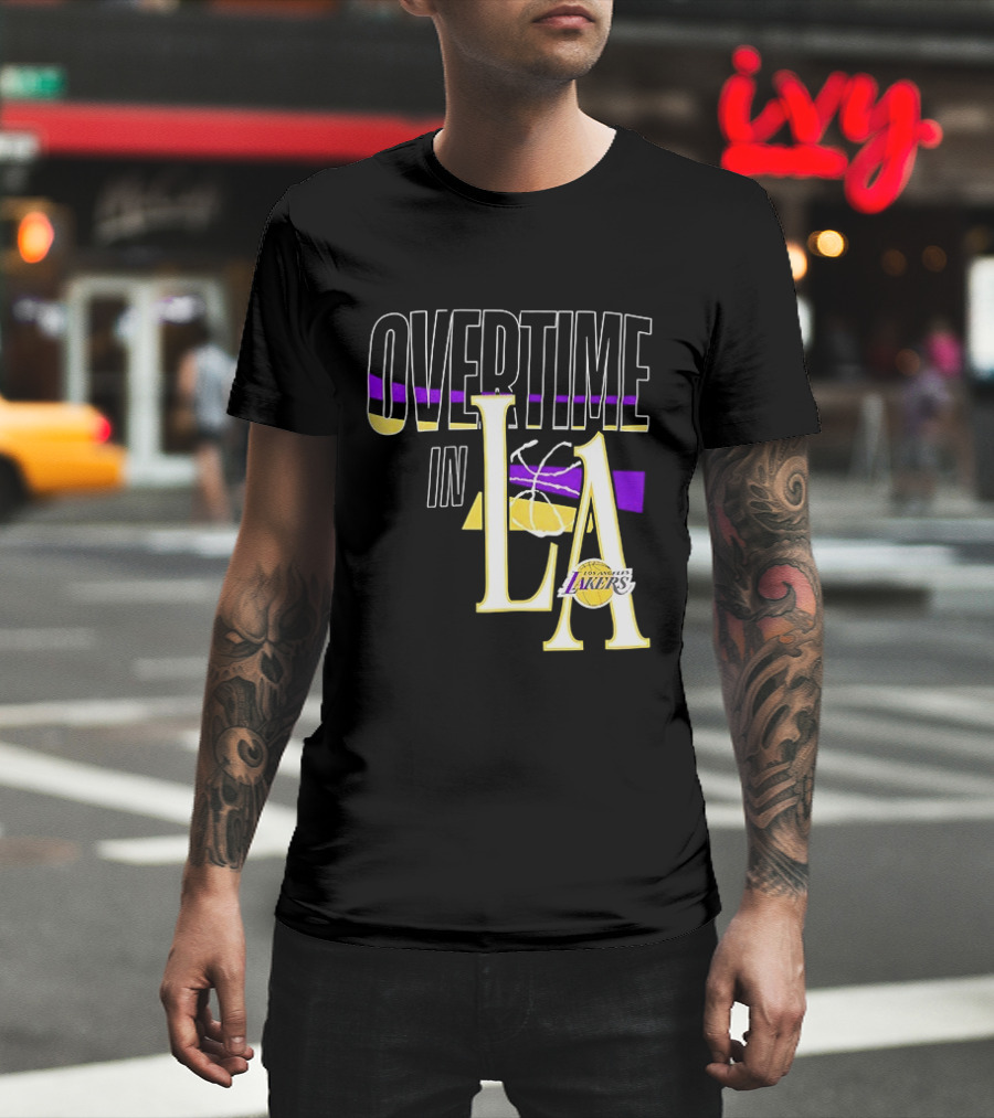 Overtime In LA Lakers Basketball T-Shirt