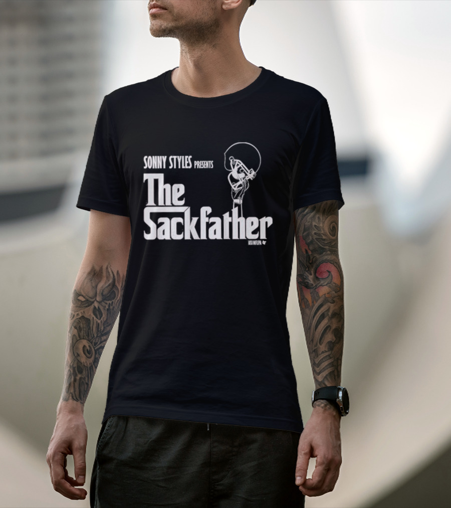 Sonny Styles Presents The Sackfather Helmet T-Shirt