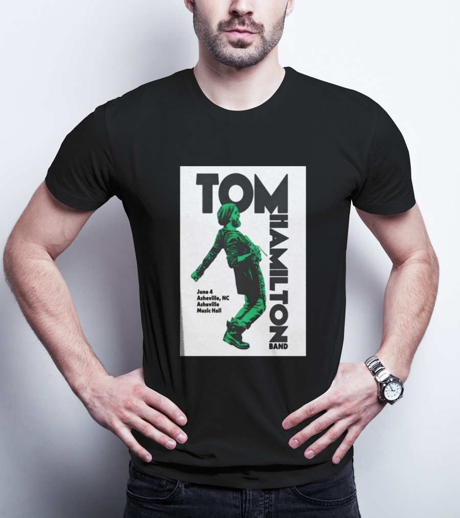 Tom Hamilton Band Asheville NC June 4 Asheville Music Hall T-Shirt