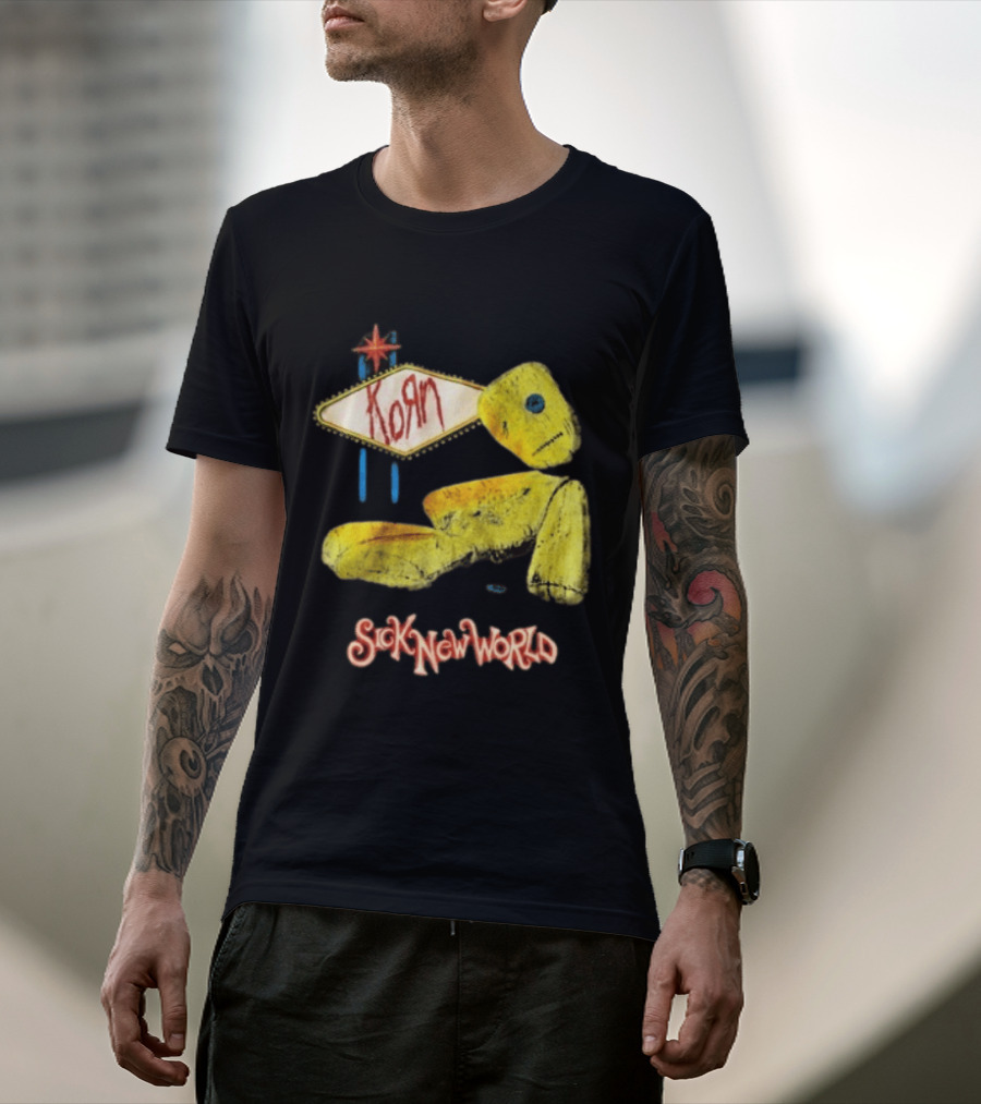 Korn Sick New World 2026 Las Vegas Voodoo Doll April 25 Event T-Shirt