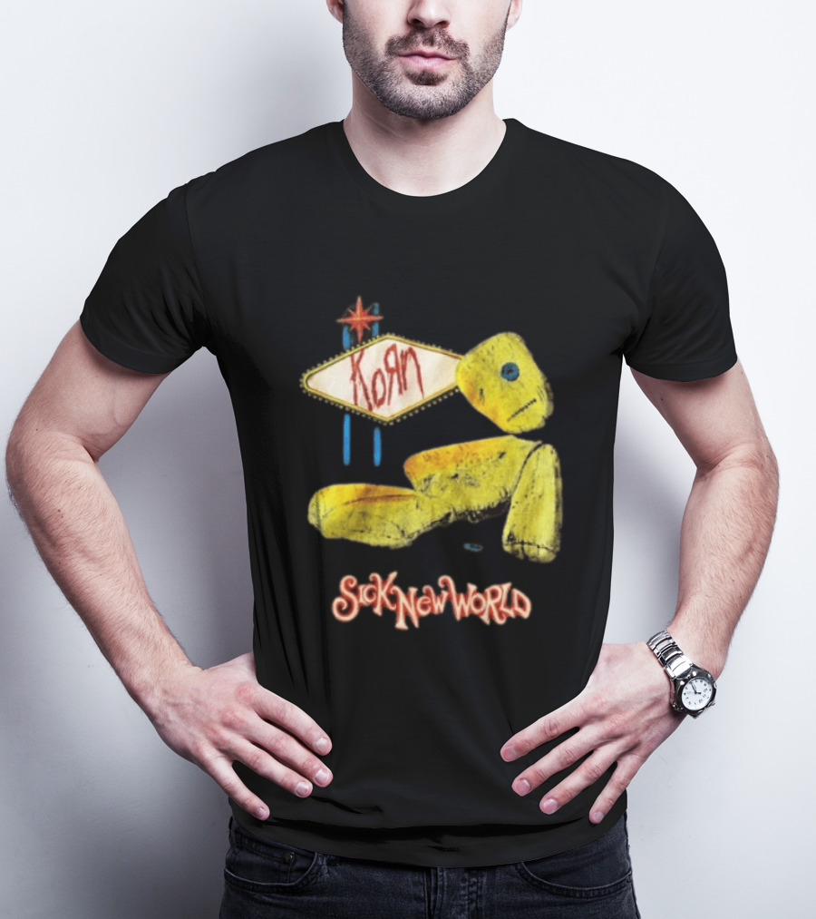 Korn Sick New World 2026 Las Vegas Voodoo Doll April 25 Event T-Shirt