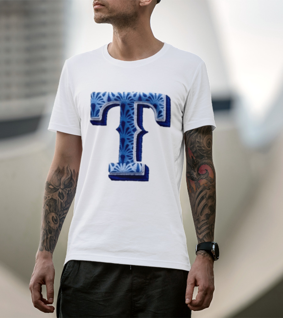 2026 Rangers Mexican Heritage Hat Giveaway T-Shirt