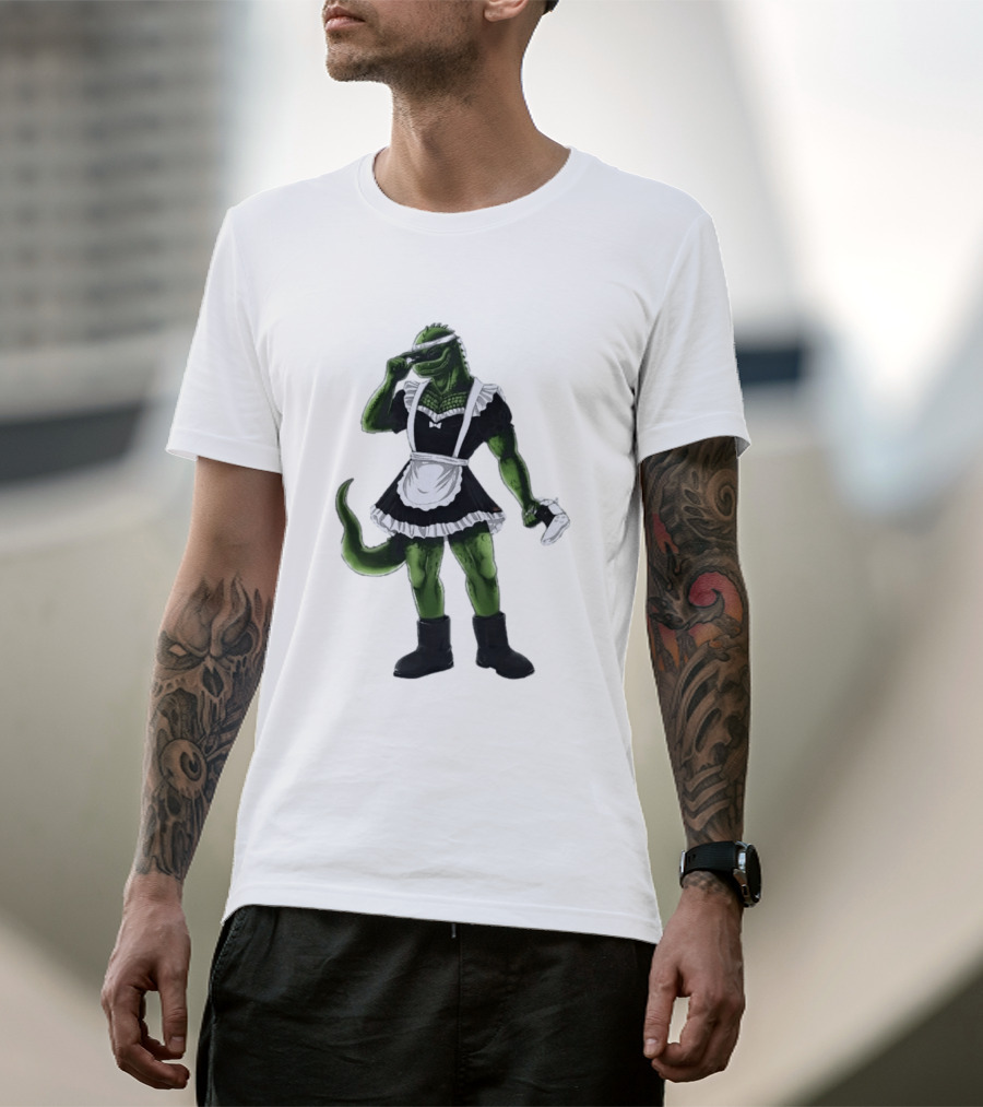 King Kreas Lizard Maid Cosplay Unique Fantasy T-Shirt