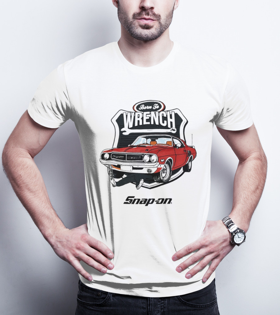 Born To Wrench Snap On Classic Muscle Car Maintenance T-Shirt