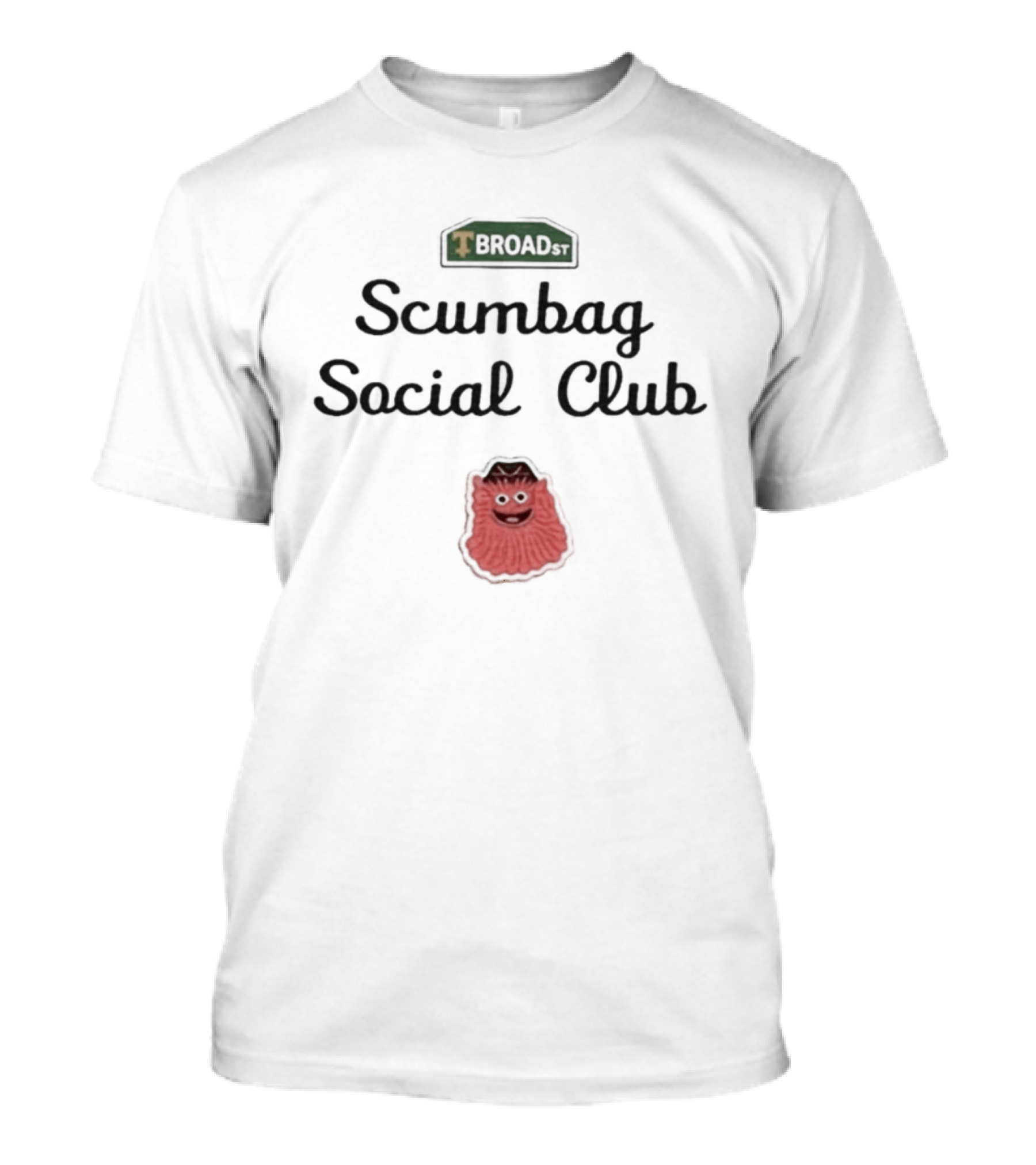 Broad Street Scumbag Social Club Red Smile Creature T-Shirt