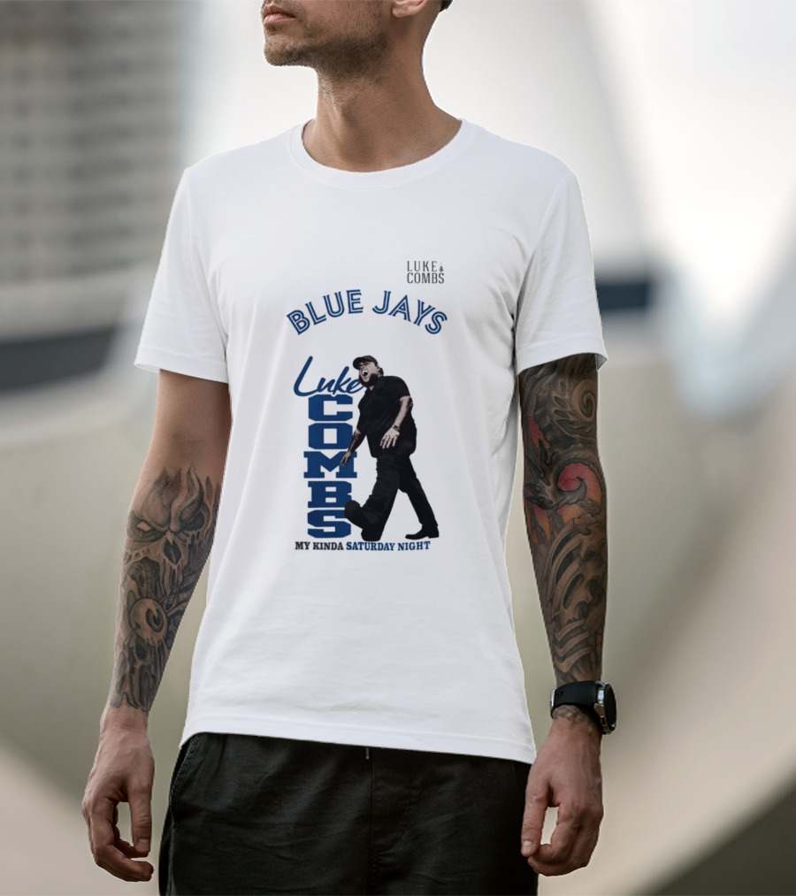 Blue Jays Luke Combs Saturday Night Toronto 2026 Tour Concert T-Shirt