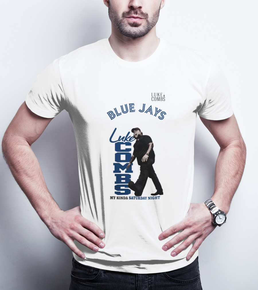 Blue Jays Luke Combs Saturday Night Toronto 2026 Tour Concert T-Shirt