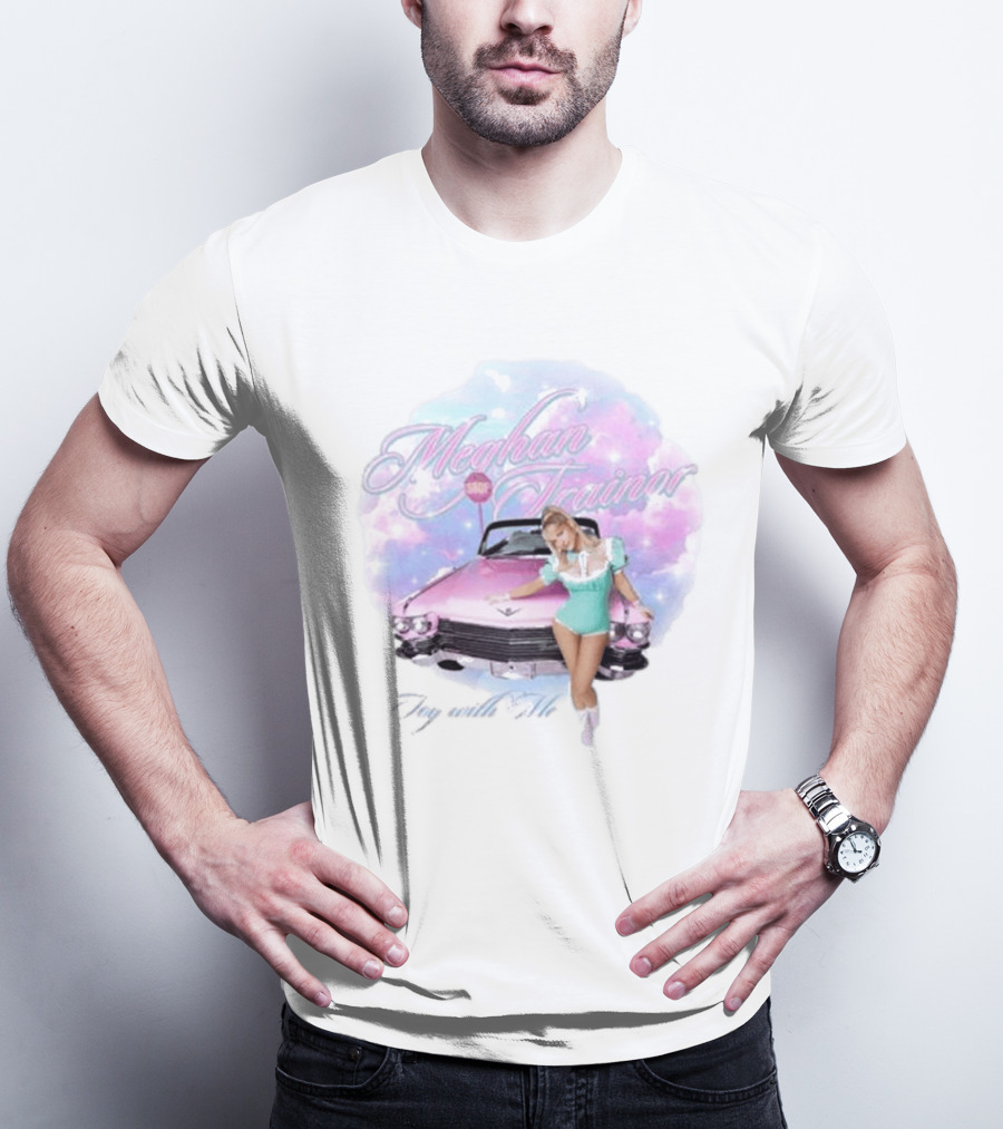 Meghan Trainor 50s Style Pink Car Toy With Me T-Shirt