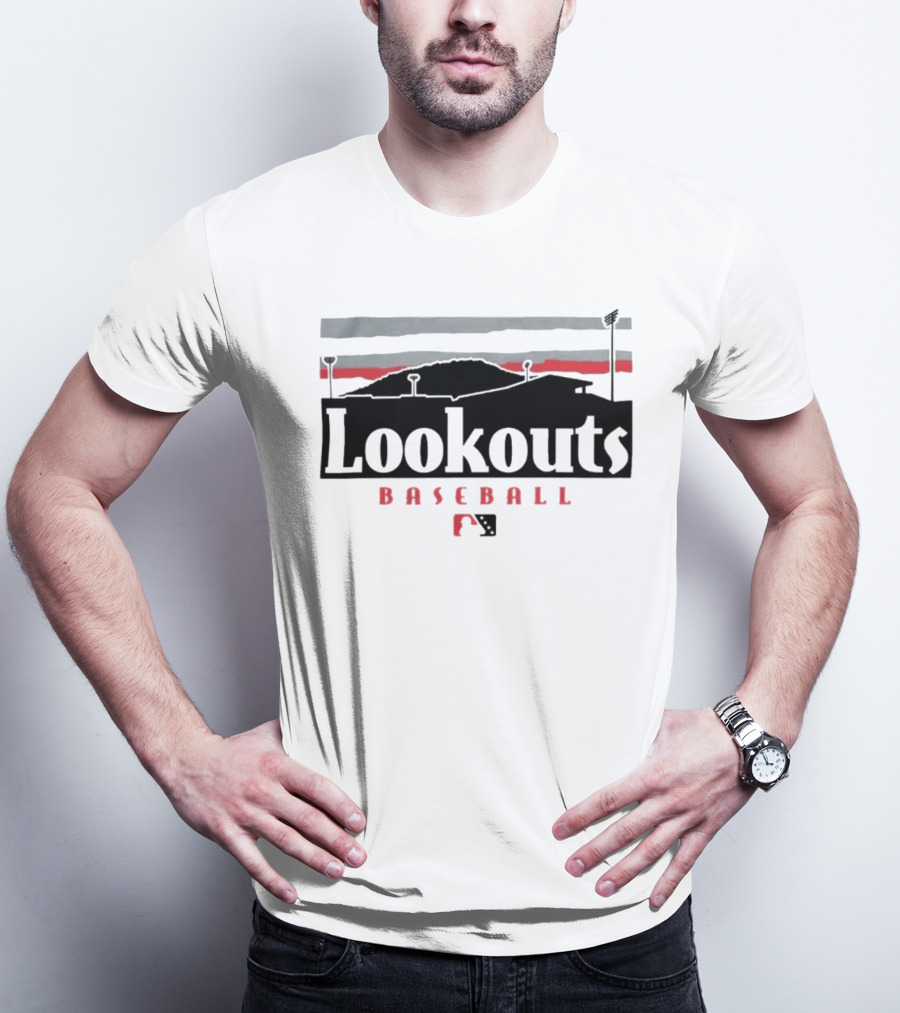 Chattanooga Lookouts Baseball Stadium Sky T-Shirt