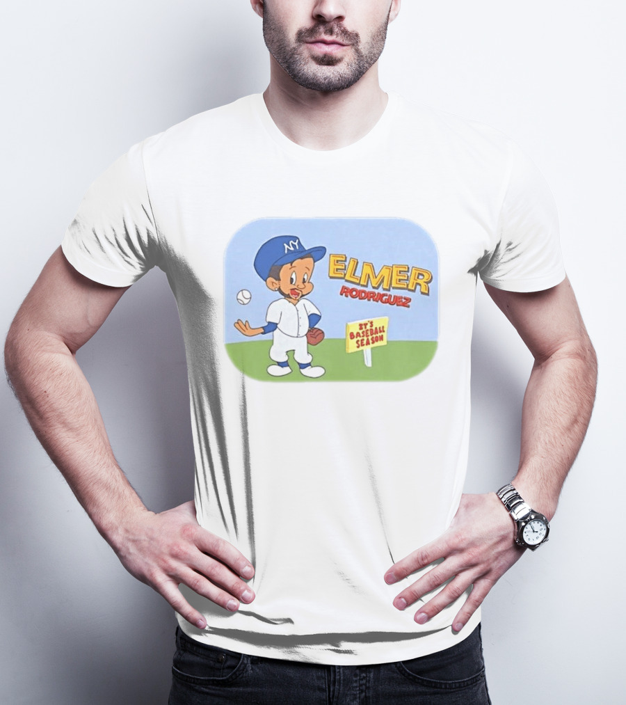 Elmer Rodriguez NY It's Baseball Season Yankees T-Shirt
