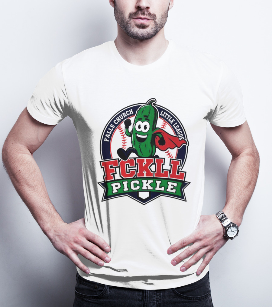 Falls Church Little League FCKLL Pickle Fundraiser Superhero T-Shirt