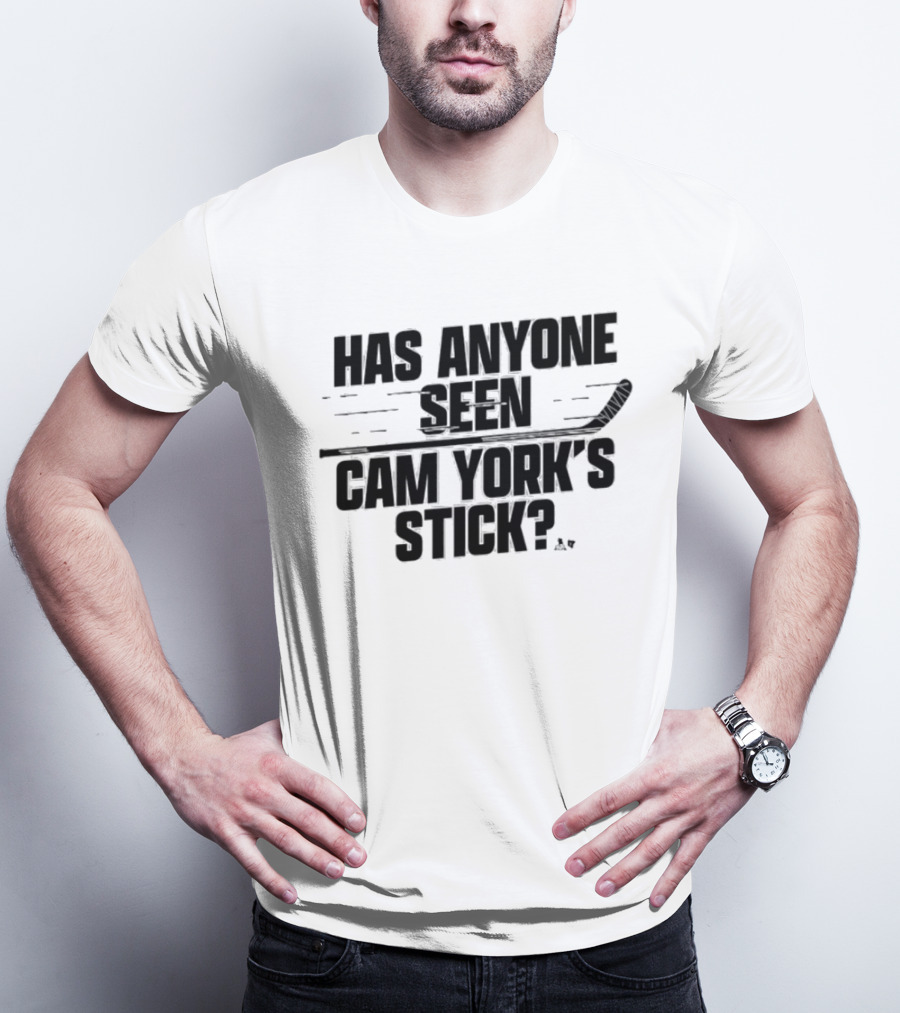 Has Anyone Seen Cam York's Stick Fun Hockey Question T-Shirt