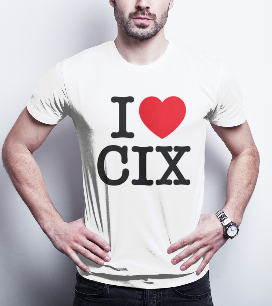 I Love CIX Fan Merchandise With Heart T-Shirt