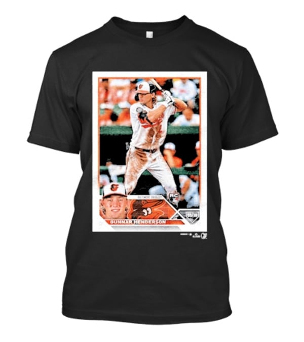 Baltimore Orioles Gunnar Henderson 2026 Rookie Card T-Shirt