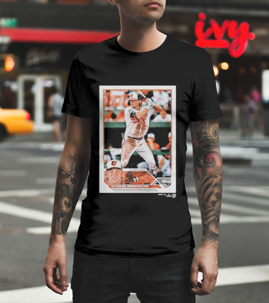 Baltimore Orioles Gunnar Henderson 2026 Rookie Card T-Shirt