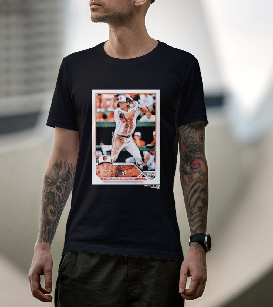 Baltimore Orioles Gunnar Henderson 2026 Rookie Card T-Shirt