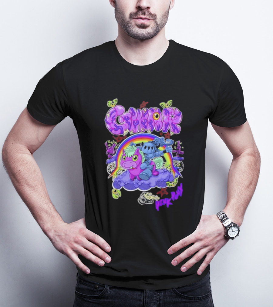 Gwar Pink Pony Club Rainbow Fantasy Adventure T-Shirt