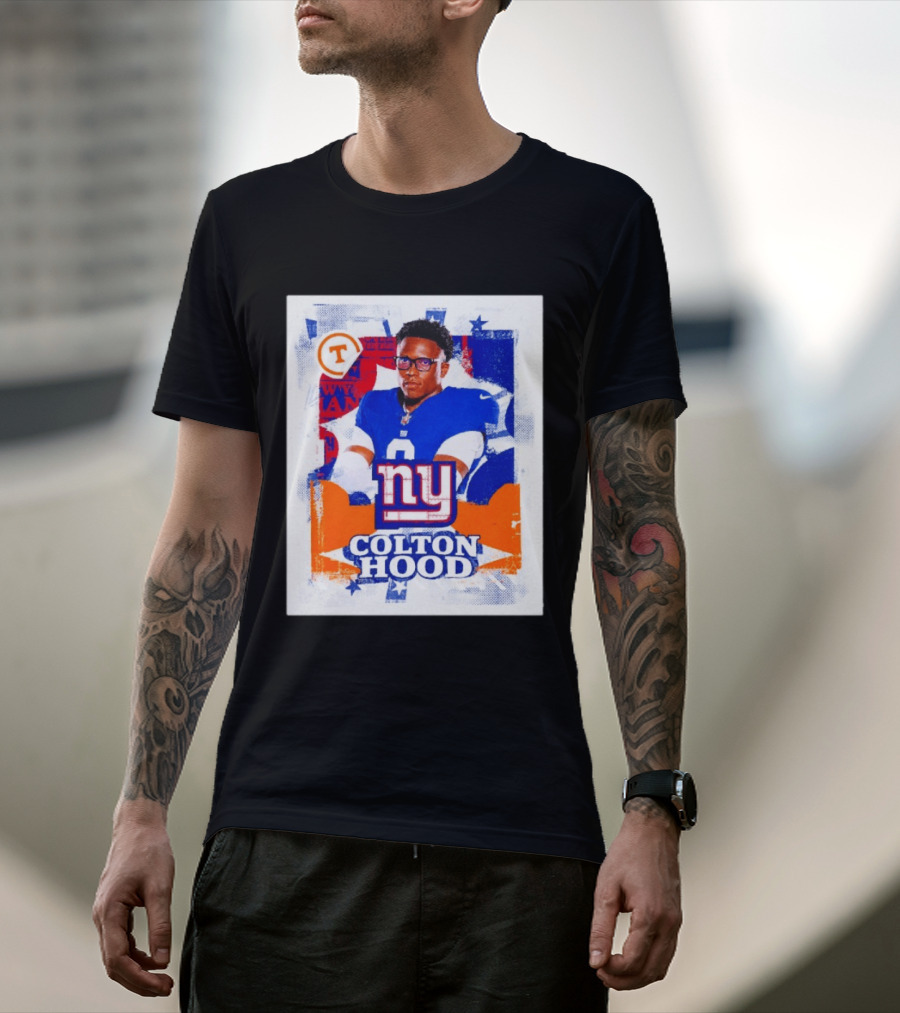 Colton Hood New York Giants 2026 Draft NY Giants Football T-Shirt