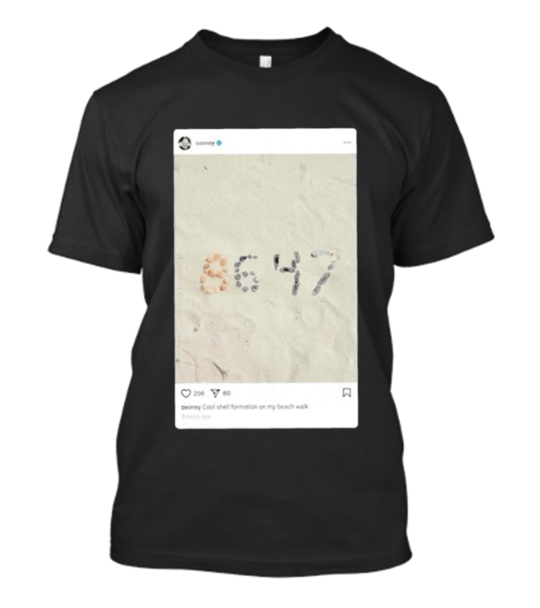 Comey Cool Shell Formation 8647 Beach Walk T-Shirt